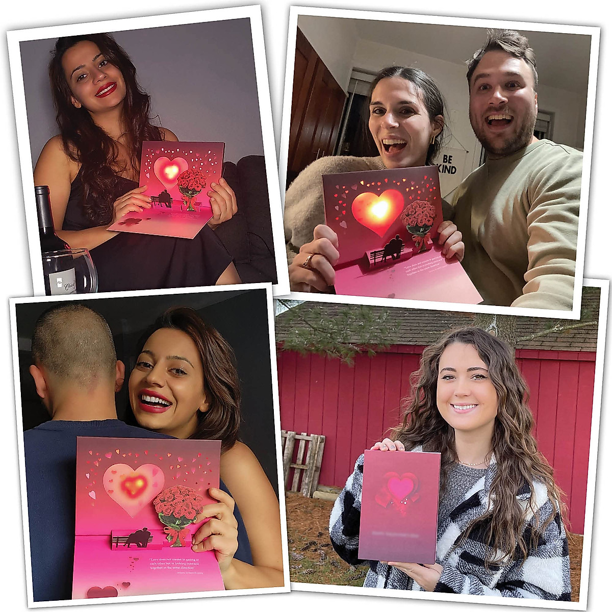 100 Greetings LIGHT & MUSIC Pop Up Happy Anniversary Card - Plays Song 'Just The Two of Us' - Happy Anniversary Cards for Husband - Wedding Anniversary Present for Wife - Gift for Her & Him