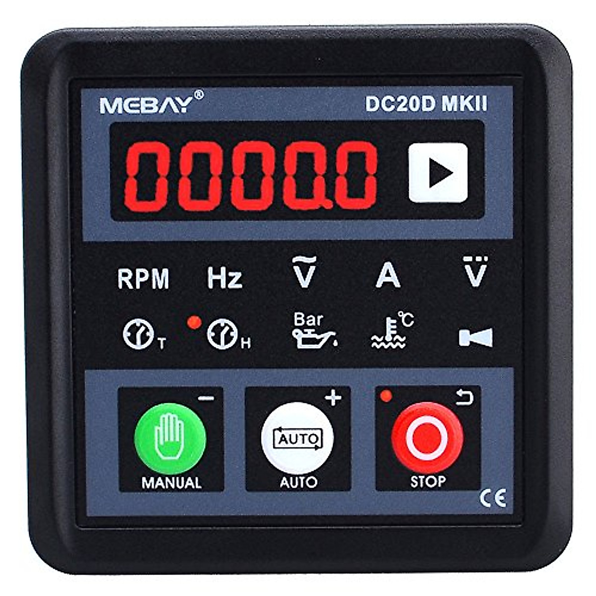 YOKDEN DC20D-MK2 Diesel/Gasonline Engine Generator Control Module Controller, Manual/Remote Auto Start, DC 8-36V with RS485 Communication Port