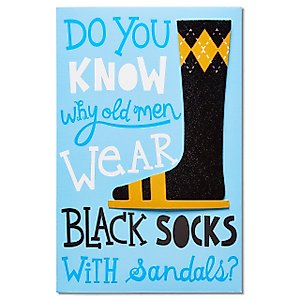 American Greetings Funny Birthday Card for Him (Old Men)