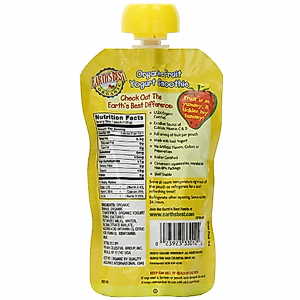 Earth's Best Sesame Street Fruit Yogurt Smoothies - Strawberry Banana - 4.2 oz - 6 pk