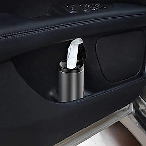 Tinkei Wipes Storage Holder,Aluminum Alloy Wipes Dispenser Holder Durable Wipes Container for Car Home Office Use, (Grey)