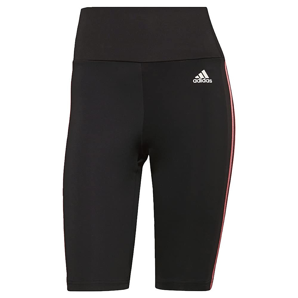 adidas 3-Stripes Short Tights Black/Rose Tone SM