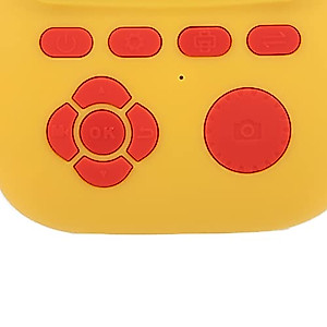 Shanrya Children Instant Print Camera, Kids Instant Print Camera Portable Cute Support Selfies for Above 3 Years Old