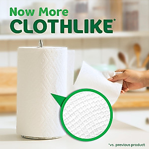 Bounty Quick-Size Paper Towels, White, 12 Family Rolls = 30 Regular Rolls (Packaging May Vary)