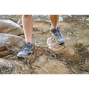 KEEN Women's Terradora 2 Waterproof Mid Height Hiking Boots, Magnet/Ocean Wave, 9 Medium US, 9, 9