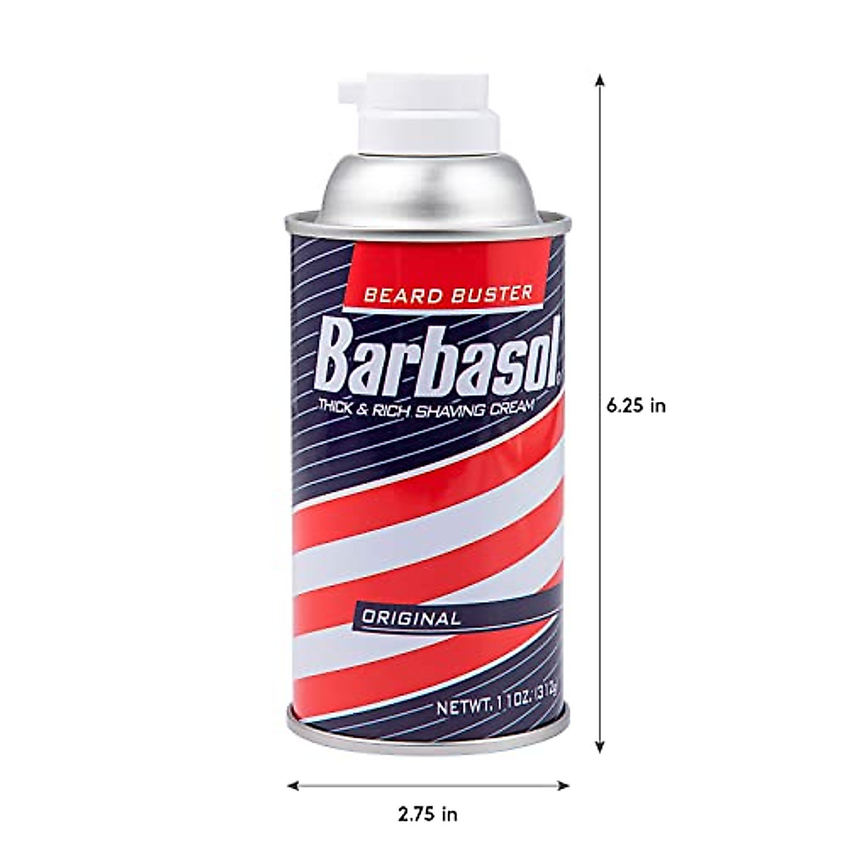 Barbasol Diversion Safe Stash Can with Food Grade Smell Proof Bag with Hidden Compartment for Keys, Cash and Valuables
