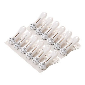 Cat Paw Food Bag Clothes Pegs Durable Long Lasting Clips for Underwear Towels Socks