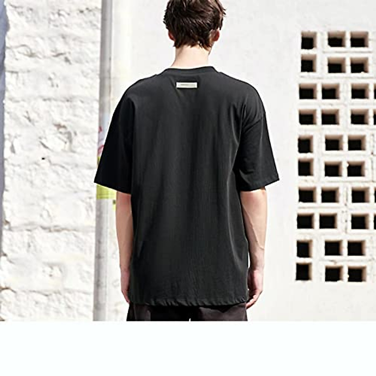 Summer Casual T-Shirt for Men Women 1977 Letter Print Shirt Classic Couples Short Sleeved Sweatshirts Pullover Tee Top (Black,Medium,Medium)