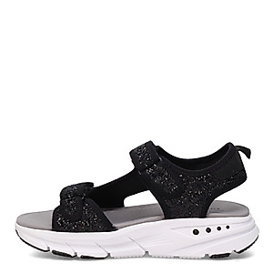 Easy Spirit Women's MAISON3 Sport Sandal, Black, 10