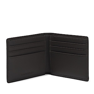 Leatherology Black Onyx Thin Bifold Wallet - Slim silhouette, Ample storage, Hidden interior pocket