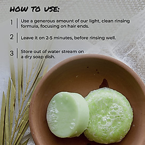 Suds & Co. Solid Conditioner Bar, Zero Waste Conditioner, Natural Conditioner For Hair, Sustainable, Eco-Friendly Hair Care – Maui Melon, 1.7 Ounce