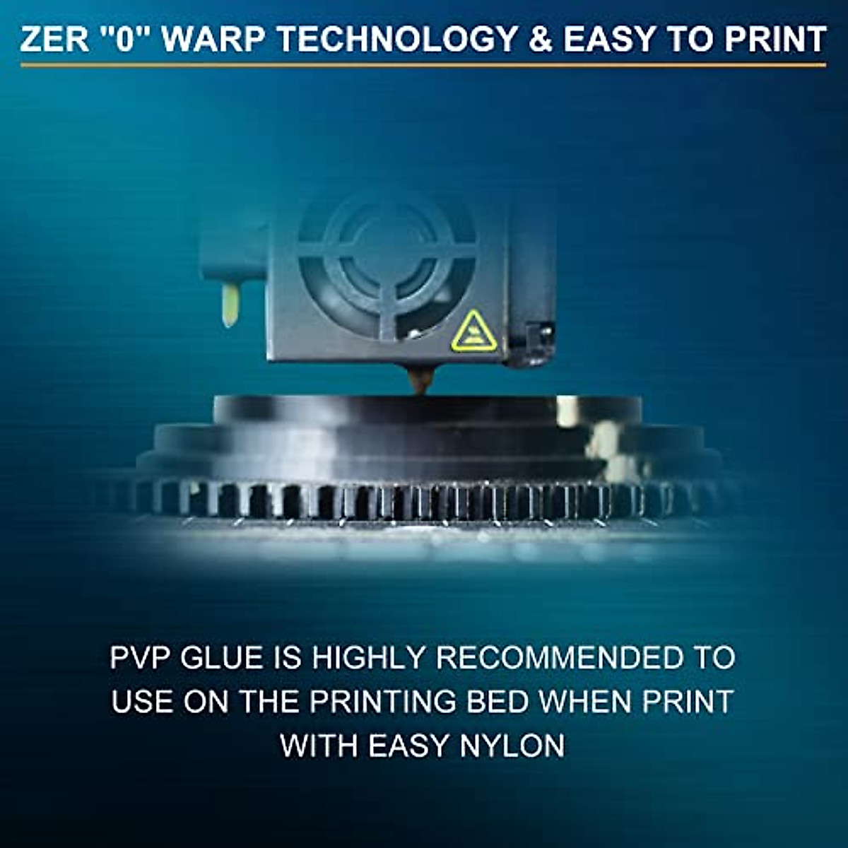 OVERTURE Nylon Filament 1.75mm 3D Printer Filament, Polyamide (PA) 1kg Spool (2.2lbs), Dimensional Accuracy +/- 0.03 mm, Fit Most FDM Printer (Black)