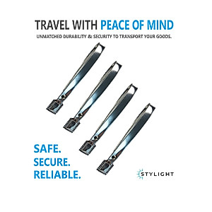 STYLIGHT 500 Metal Truck Seals, Shipping Seals, Metal Trailer Seals, Metal Container Seals, Security Seals Tamper Evident Seal, Steel Seals Numbered Sequentially Seals (500 Pack)