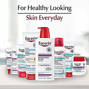 Eucerin Roughness Relief Cream, Fragrance Free Body Cream for Dry Skin, 16 Oz Jar
