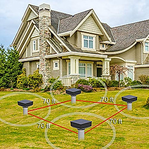 Winpest Snake Away Repellent Safe for Dogs, Solar Powered Snake Repellent for Yard, Get Rid of Snakes Snake Gone - 2 Pack