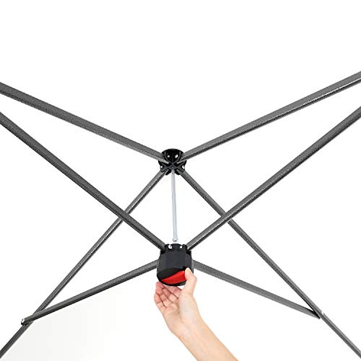 ARROWHEAD OUTDOOR 13’x13’ Pop-Up Canopy & Instant Shelter, 150D Fabric Construction, Adjustable Height, Wheeled Carry Bag, Guide Ropes & Stakes Included, Brown & Tan v2 (New) (KGS0389U)