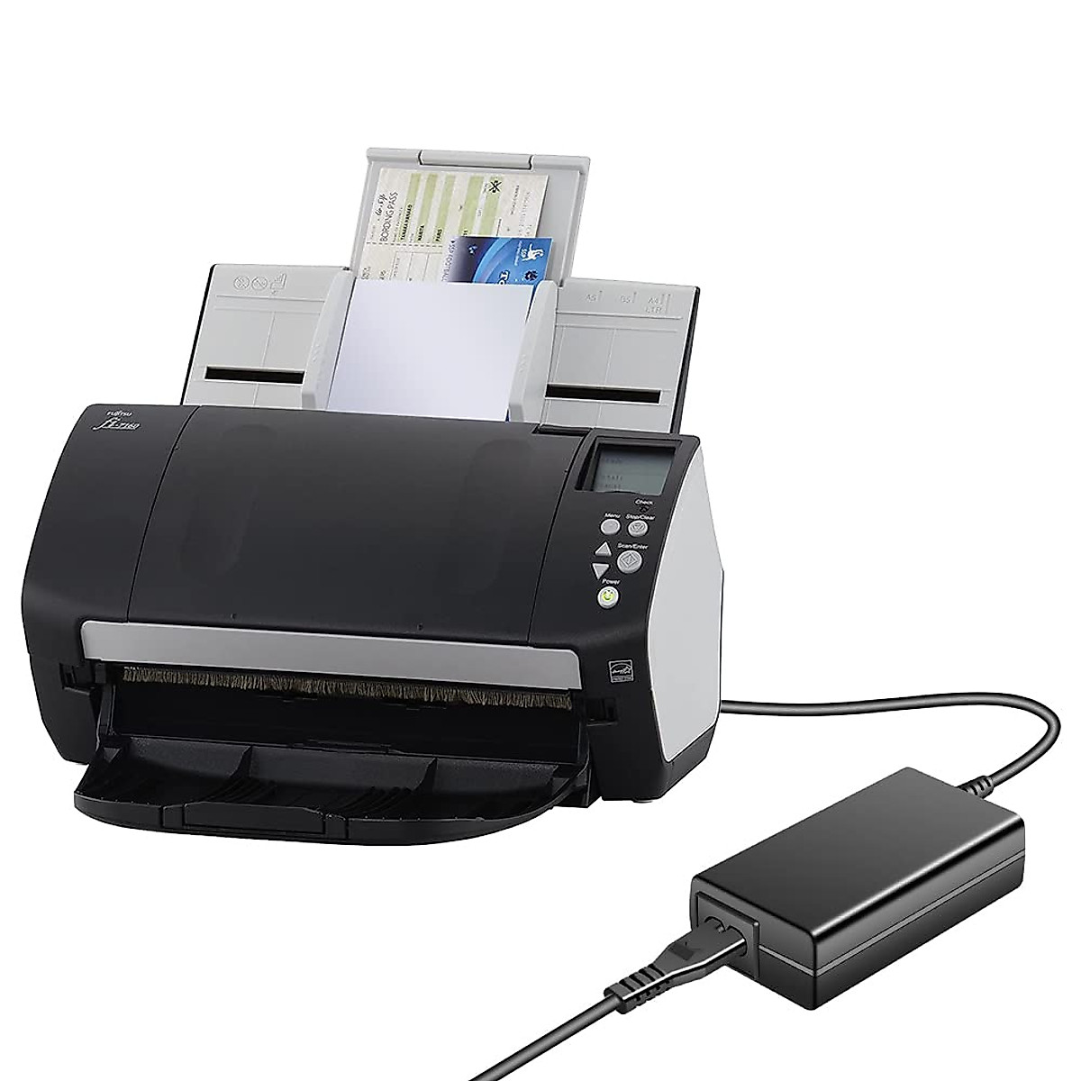 HKY 24V AC DC Adapter Replacement for Fujitsu Scanner fi-7160 fi-7180 fi-7260 fi-7280 Sheetfed Scanner Power Supply Cord Cable Charger