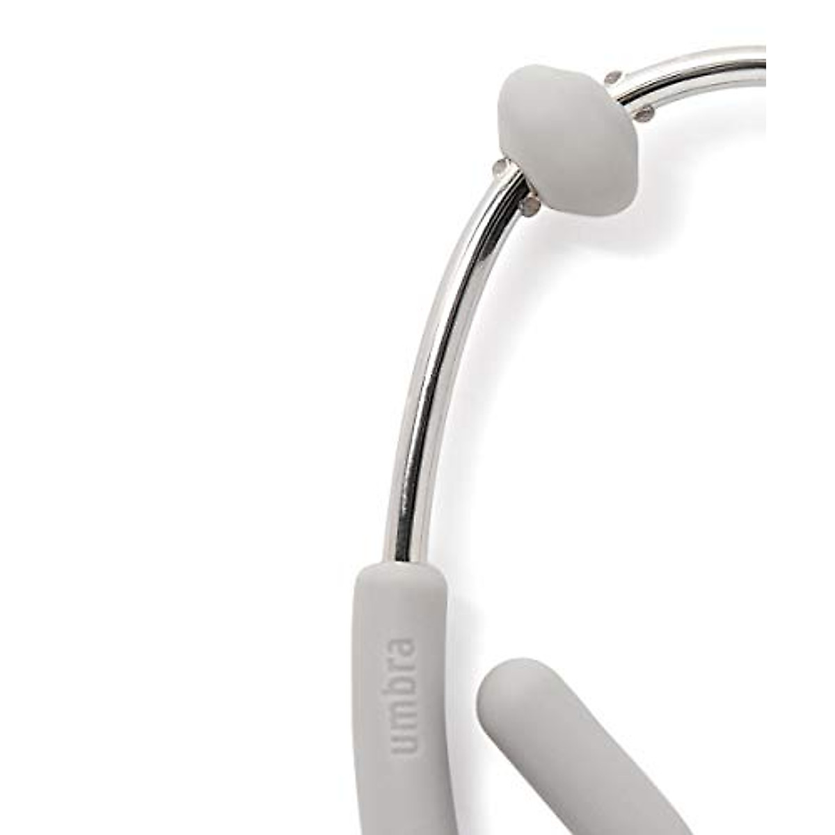 Umbra1013172-1165, Grey/Nickel Flex Double Shower Rings, Set of 12, 2" x 3''