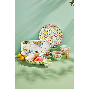 Mud Pie Cherry Chip & Dip Set, 2 1/2" x 12", Multi