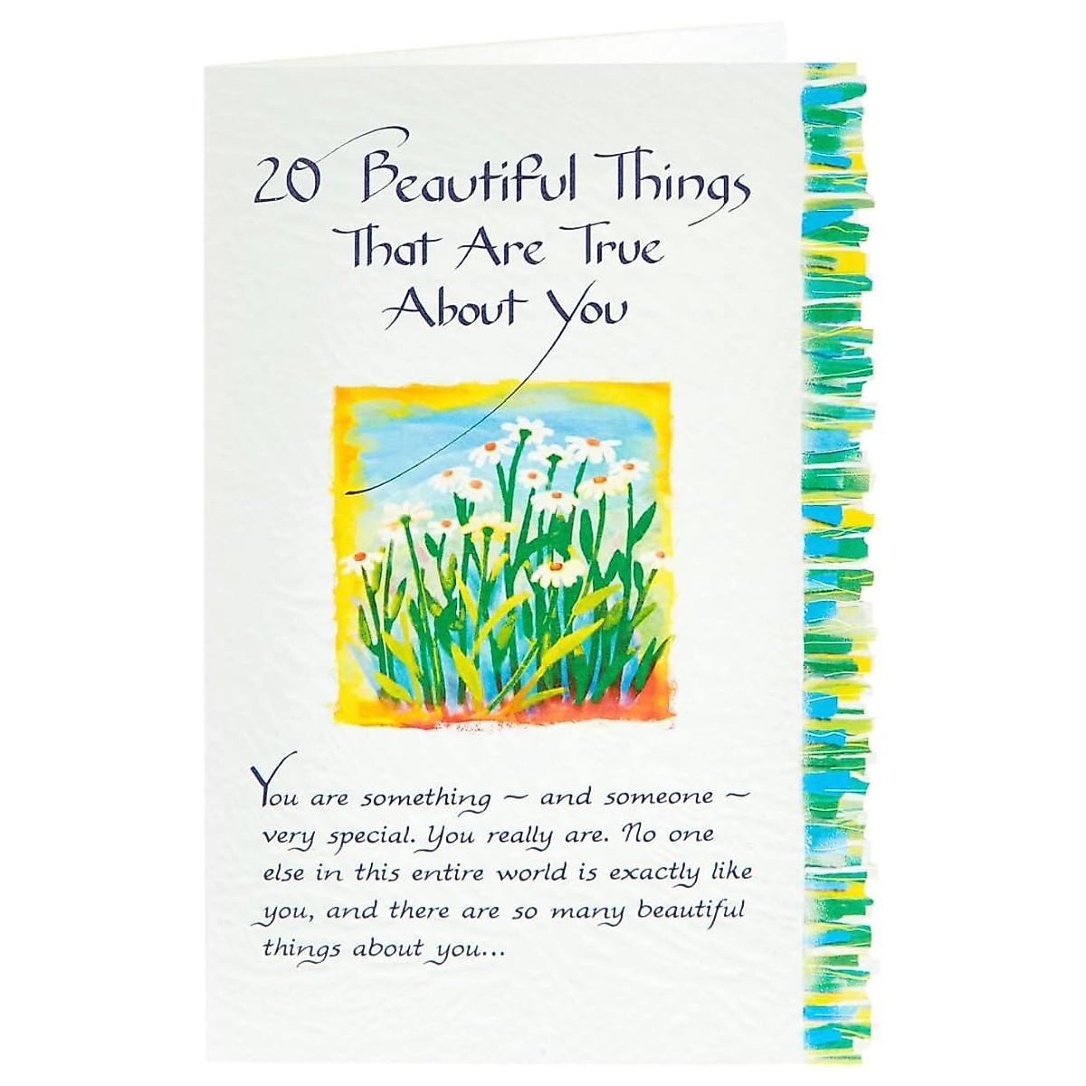 Blue Mountain Arts Greeting Card “20 Beautiful Things That Are True About You” Is the Perfect Birthday, Graduation, or “Just Because” Card for an Amazing Person in Your Life, by Douglas Pagels