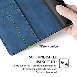 Fansipro Wallet Folio Case for Samsung Galaxy S9 Plus, Premium PU Leather Slim Fit Cover for Galaxy S9 Plus, 3 Card Slots, Portable, Blue
