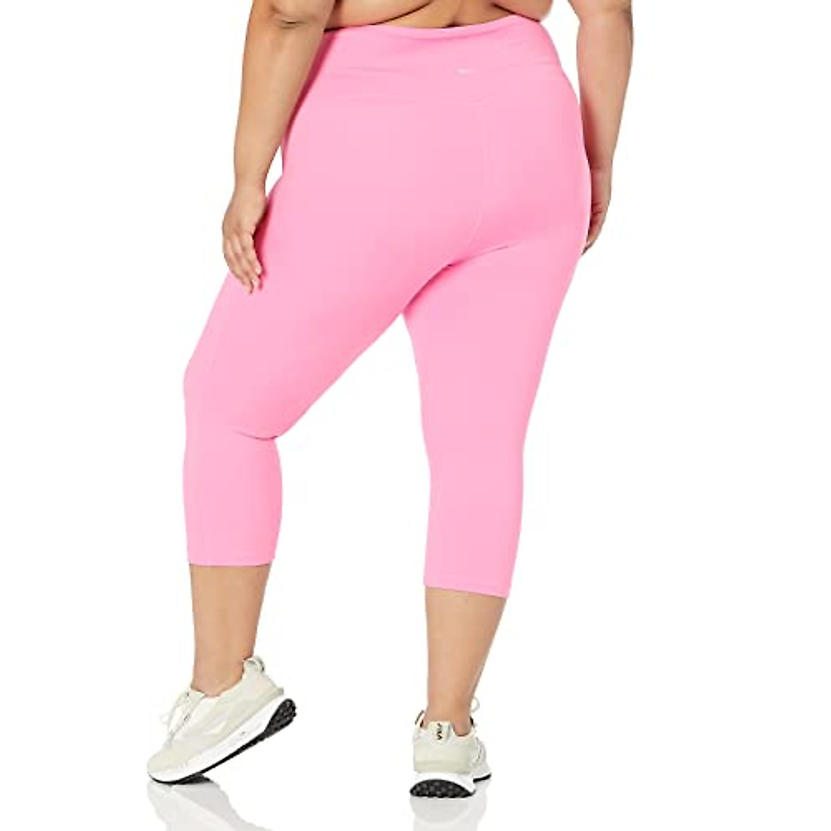 Amazon Essentials Women's Active Sculpt High Rise Capri Legging (Available in Plus Size), Bright Pink, X-Small