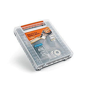 FEIN 35222967010 Best of E-Cut Starlock Wood & Metal Plunge Multitools/Multifunction Tools/Saw Blades for Wood and Metal Pack of 6