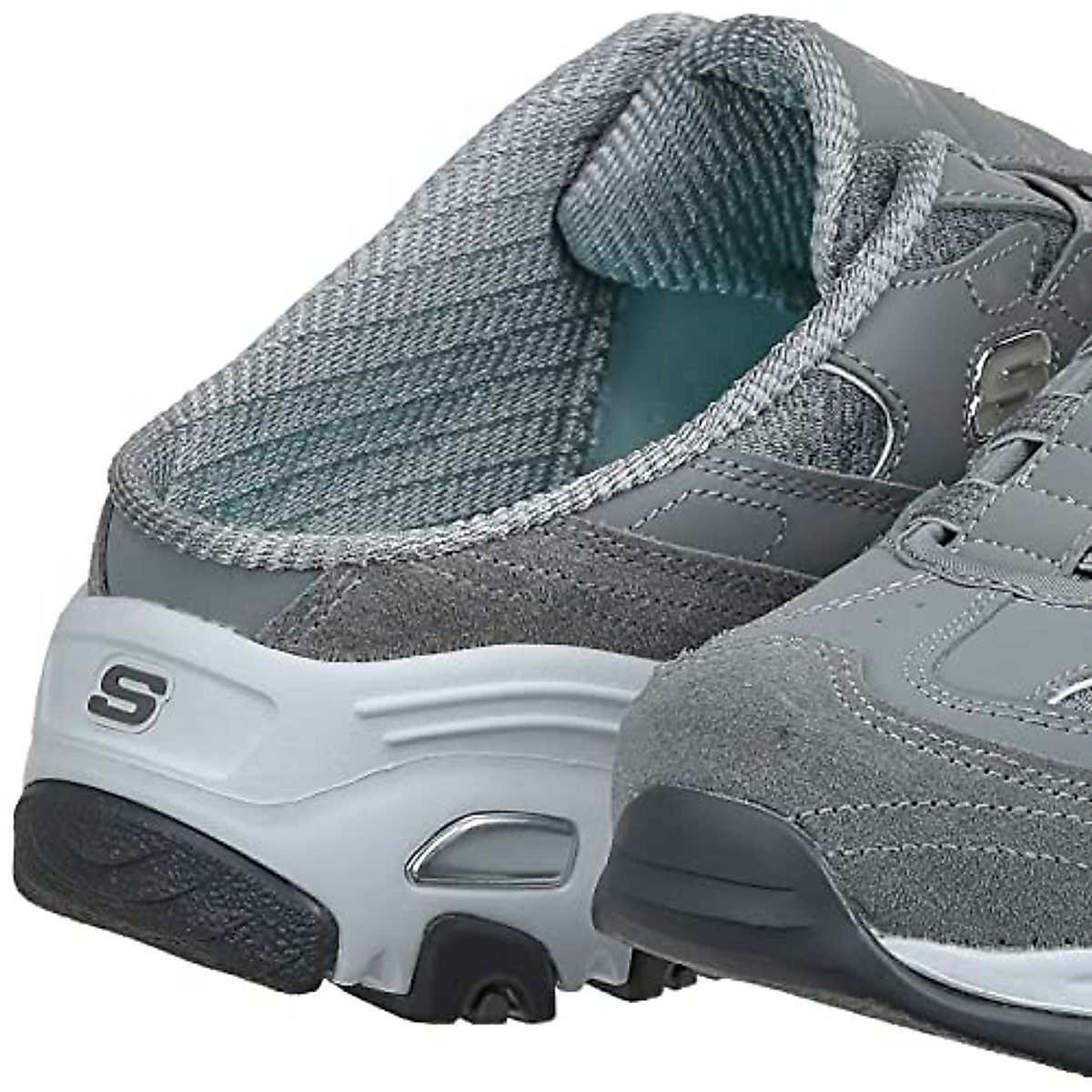 Skechers Sport Women's Resilient Fashion Sneaker, Gray/White, 9 M US