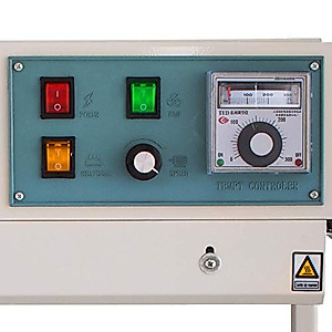 Happybuy Continuous Band Sealer FR-900, Vertical Automatic Continuous Sealing Machine with Digital Temperature Control, Vertical Band Sealer for Bag Films