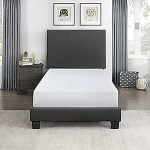 Lexicon Pelham 6-Inch Gel Infused Memory Foam Mattress, Twin, White