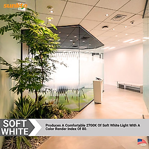 Sunlite PLD13/E/SP41K Compact Fluorescent PLD 4-Pin Double U-Shaped Twin Tube, 13 Watts, 120 Volts, 780 Lumens, 4100K Cool White, 4-Pin G24q1 Base, 10 Pack