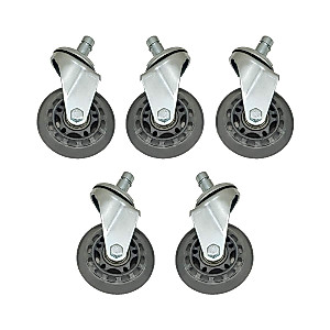 2.5" Office Chair Wheels for Office Rolling Stool Chair Replacement,Protect All Floor Heavy Duty