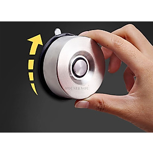 Powerful Suction Cup Magnetic Knife Holder Wall Mounted Stainless Steel Magnet