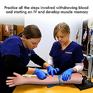 Phlebotomy Practice Kit and IV Practice Kit for Nurses and Other Medical Professionals - Practice and Perfect Venipuncture Skills Before Working On Real People - The Apprentice Doctor.