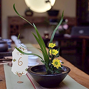 Jofefe 20pcs Mini Place Card Holders Table Number Stands Table Card Holder Wire Table Picture Photo Holder with Heart Shape Menu Memo Clips for Wedding Favors, Rose Gold