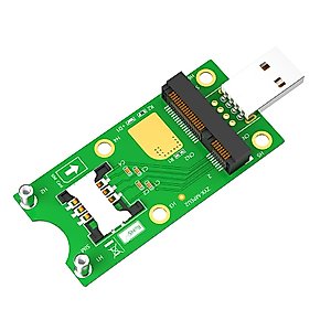 Mini Pcie USB Adapter SIM to USB Adapter with SIM Card Slot for WWAN/LTE Module