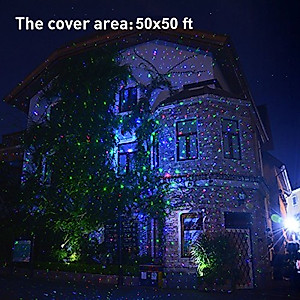 Lunmore Laser Projector Lights Christmas Garden Lights for Home Garden