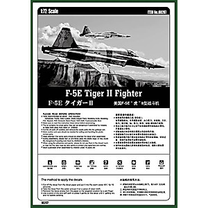 Hobby Boss F-5E Tiger II Fighter Airplane Model Building Kit