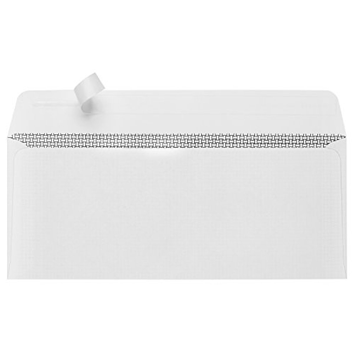 100 No. 10 Self Seal Security Envelopes - Designed for Secure Mailing - Security Tinted with Printer Friendly Design - Number 10 Size 4 1/8 x 9 ½ Inch (100 Pack)