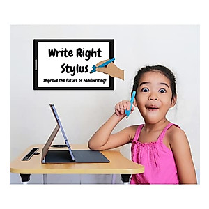 Write Right Stylus - Kids Stylus for Improving Handwriting (Blue)