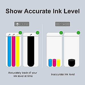 MYTONER 822XL Remanufactured Printer Ink Cartridges Replacement for Epson 822XL T822 822 XL Combo Pack for Epson Workforce Pro WF-3820 WF-4830 WF-4820 WF-4833 WF-4834 (BKCMY, 4 Pack)