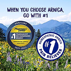 Boiron Arnicare Cream and Arnica 30c Value Pack for Pain Relief, Muscle Soreness, and Swelling from Buising or Injury - 2.5 oz + 80 Pellet Tube