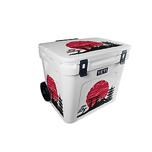 MightySkins Skin Compatible with Yeti Roadie 60 Wheeled Cooler - Japanese Style | Protective, Durable, and Unique Vinyl Decal wrap Cover | Easy to Apply, Remove, and Change Styles | Made in The USA