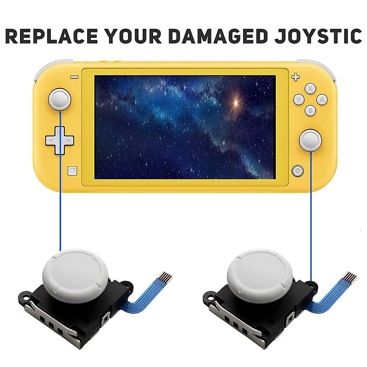 Replacement Joystick for Nintendo Switch lite, Repair Joystick Replacement Tool Kit for Switch lite and Nintendo Joycon Controller