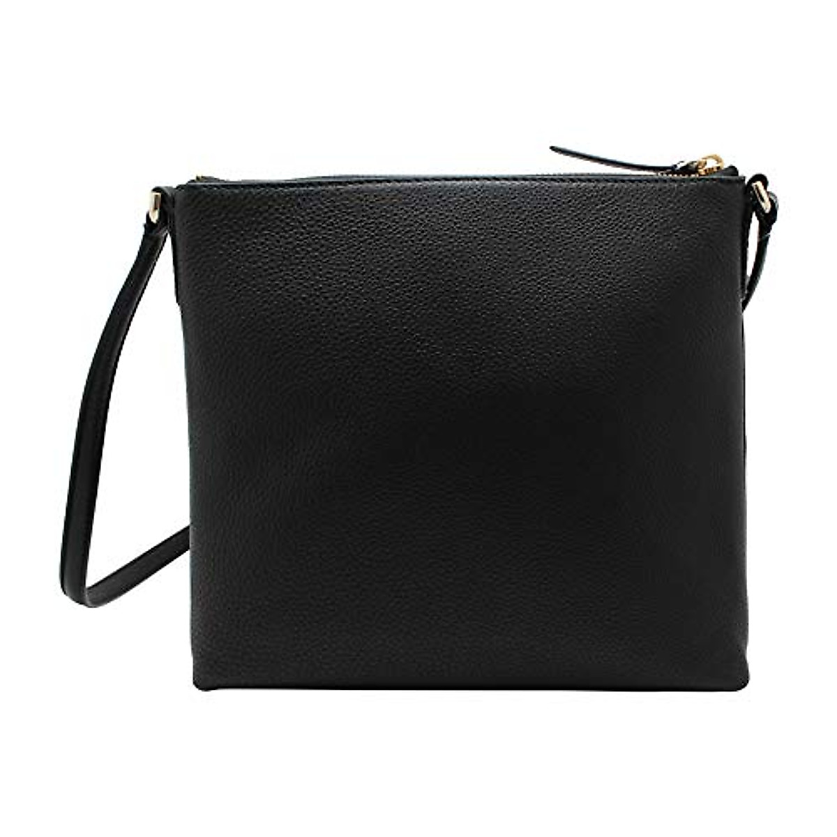 Kate Spade New York Jackson Top Zip Crossbody Leather Purse in Black