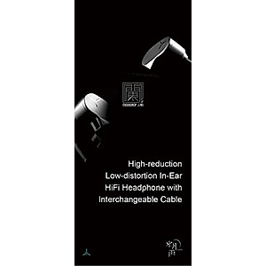 Moondrop LAN HiFi Earphone Wired Earbuds IEM with 0.78mm 2Pin Detachable Cable Earbuds