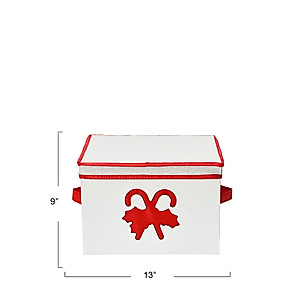 Household Essentials Holiday Storage Box, Medium, Green Tree