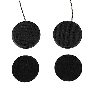 DEALPEAK Motorcycle Helmet Headset Headphone Speakers Noise Reduction Support Hands-Free Calling for Smartphone, MP3, Computer