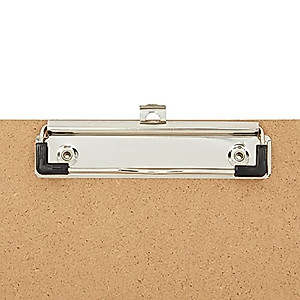 Juvale 4 Pack Extra Large 11x17 Clipboards, Horizontal Wooden Lap Boards with Low Profile Clip for Drawing, Sketching, Art Supplies (3mm Thick)