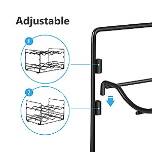 JSVER Water Bottle Organizer for Cabinet Water Bottle Storage Rack for Water Bottle Shelf Organizer Holder for Kitchen Cabinets Countertop